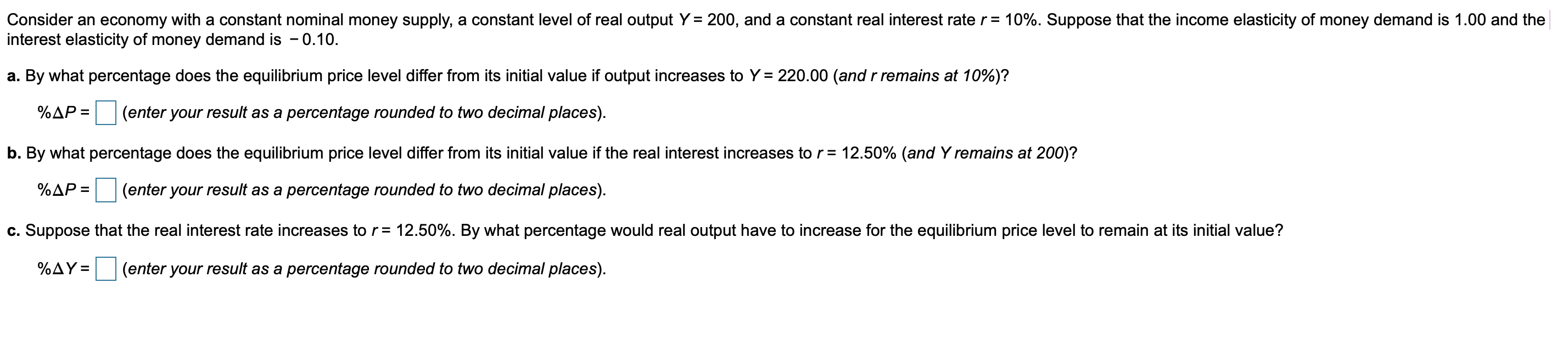 Solved Consider an economy with a constant nominal money | Chegg.com