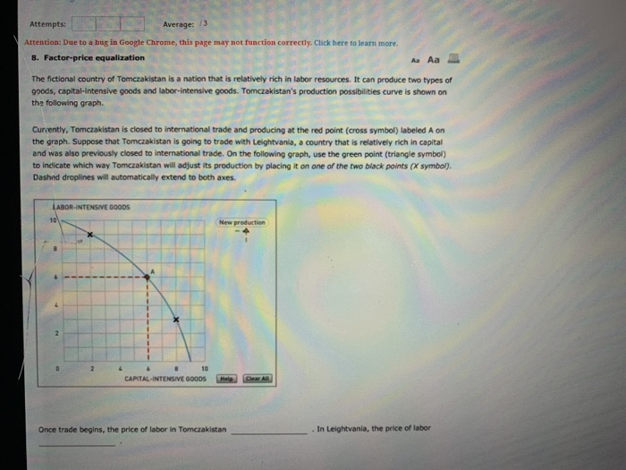 Solved Attempts: Average: /3 Attention: Due to a bug in | Chegg.com