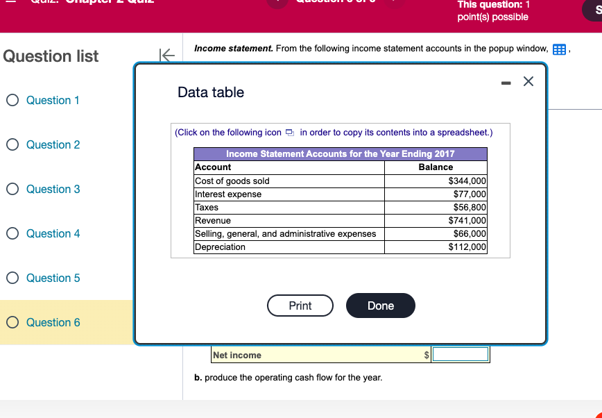 Solved estion list Question 1 Question 2 Question 3 Question | Chegg.com