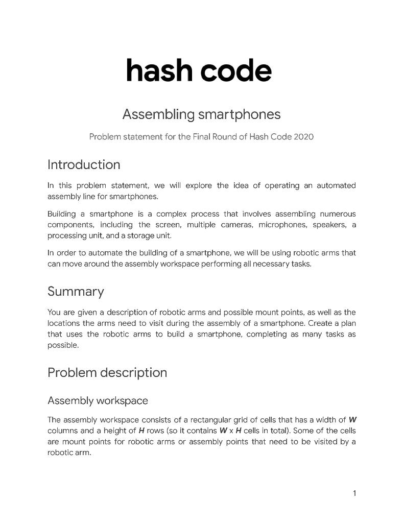 This problem is from the hashcode 2020 final round. | Chegg.com