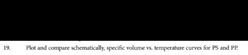 Solved 19. Plot and compare schematically, specific volume | Chegg.com