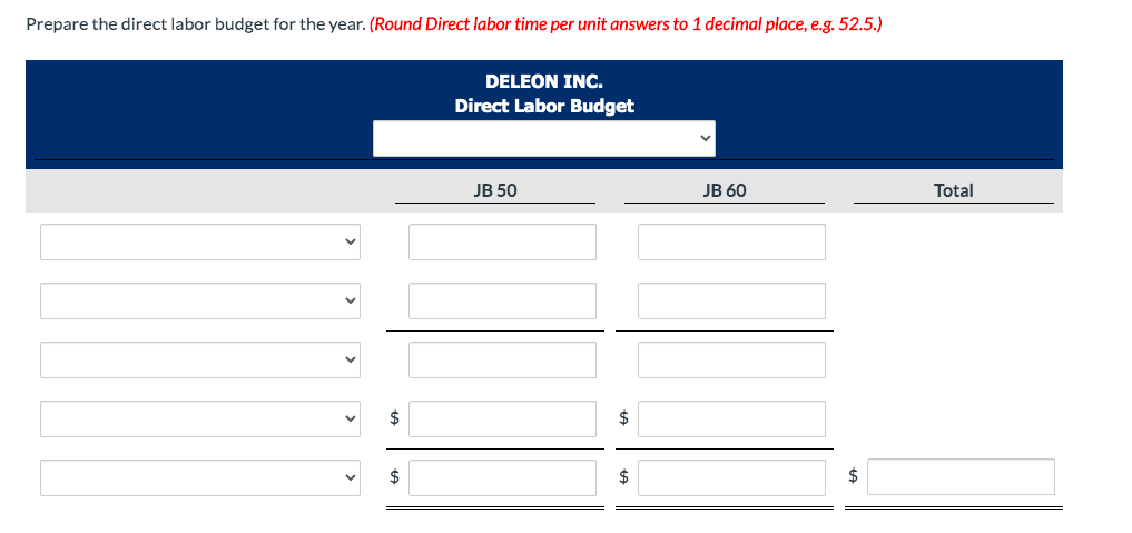 solved-deleon-inc-is-preparing-its-annual-budgets-for-the-chegg