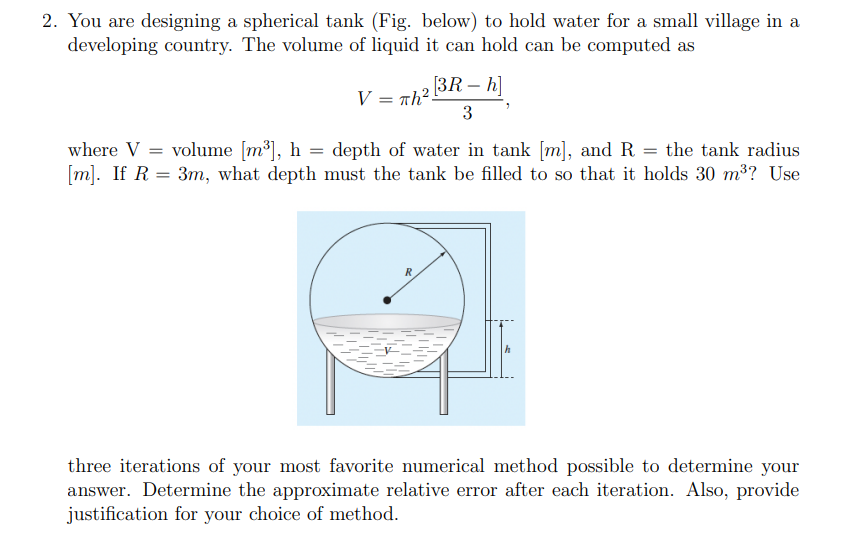 Solved You are designing a spherical tank (Fig. below) to | Chegg.com