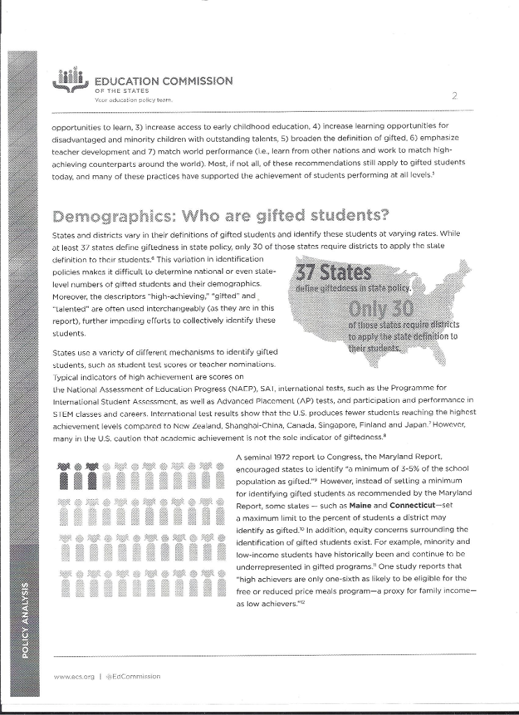 Policy Analysis Memo Write a memorandum to the | Chegg.com