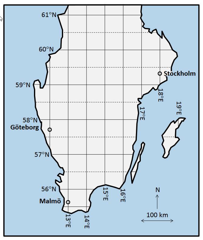 Solved Use the data provided in the table below and the map | Chegg.com