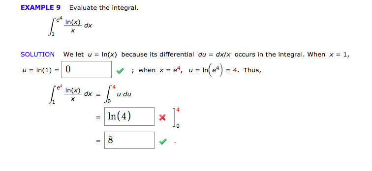 Solved EXAMPLE 9 Evaluate the integral. ntxy et SOLUTION we | Chegg.com
