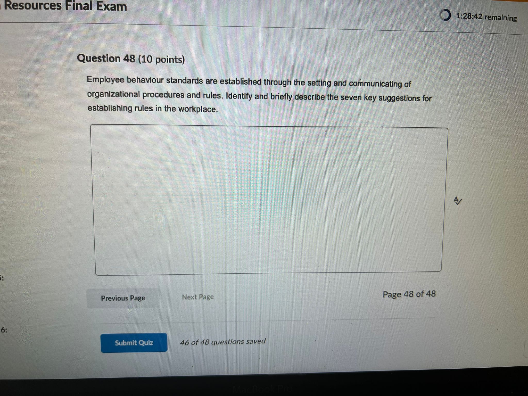 Solved Employee behaviour standards are established through | Chegg.com