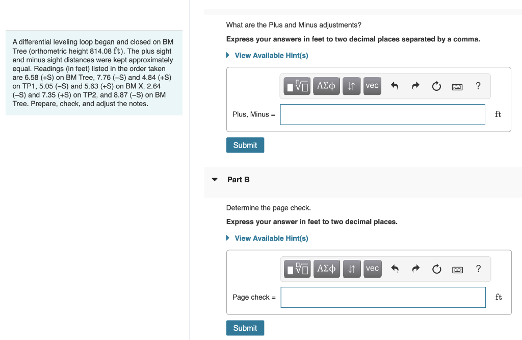 Solved What are the Plus and Minus adjustments? Express your | Chegg.com