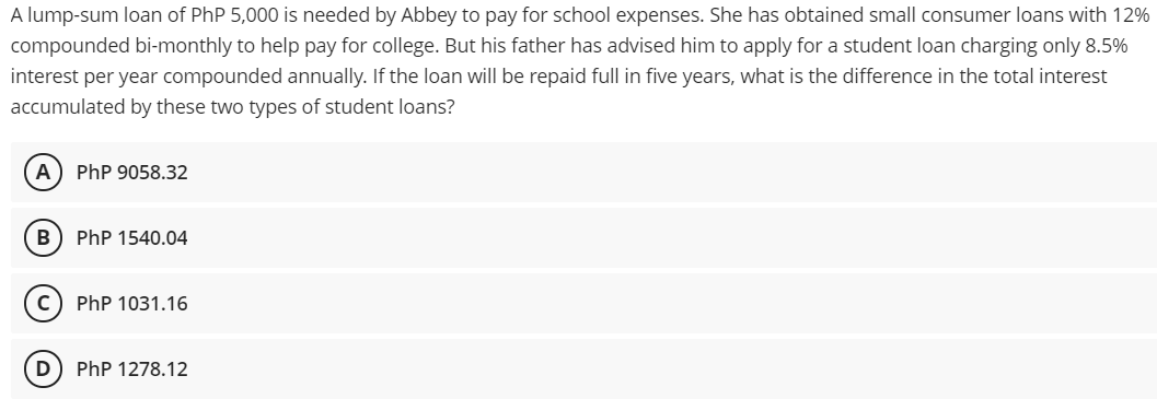 Solved Suppose that you have PhP 50,000 cash today and | Chegg.com