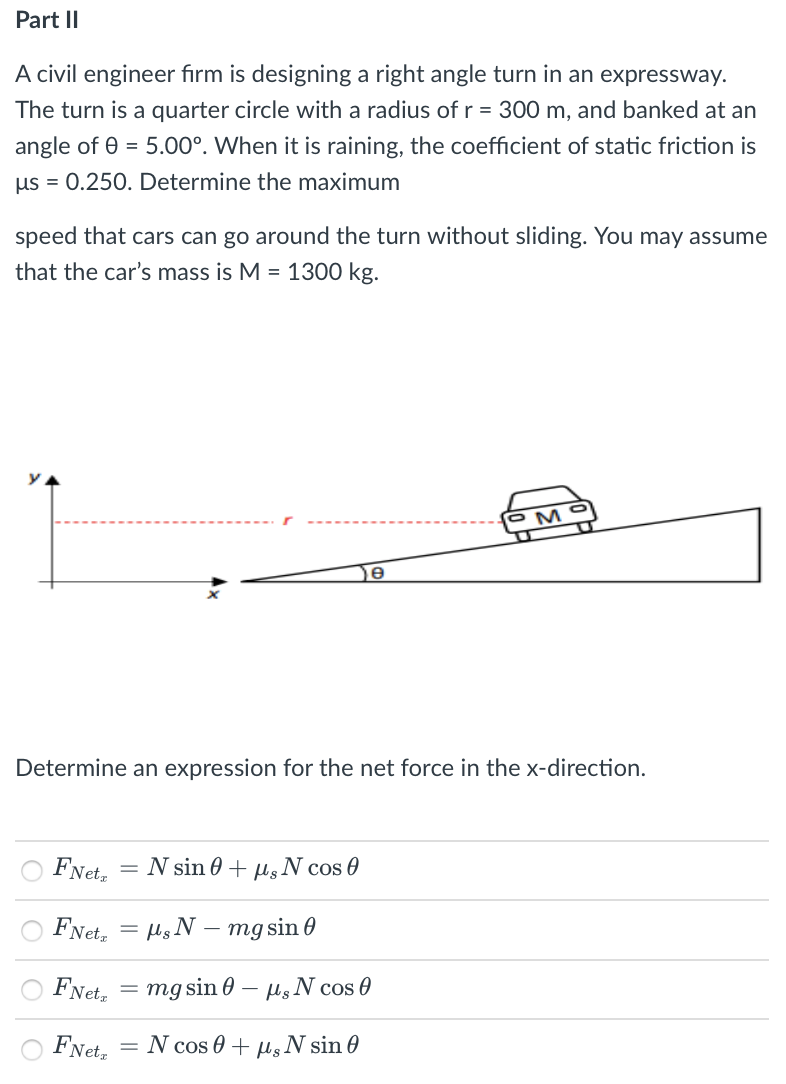 Solved A civil engineer firm is designing a right angle turn | Chegg.com