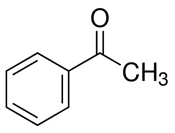 Solved Analyze the MS spectrum of acetophenone. Circle both | Chegg.com