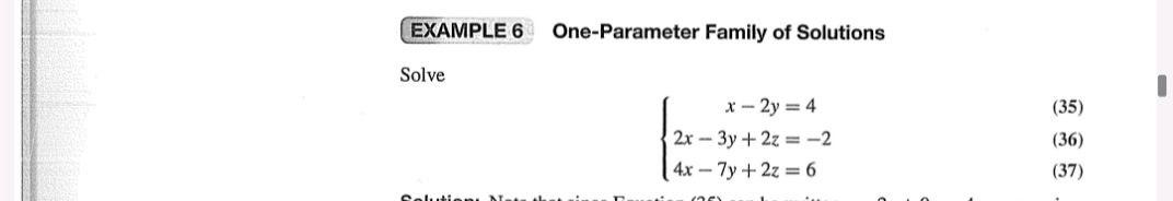 Solved EXAMPLE 6 One-Parameter Family of Solutions Solve x - | Chegg.com