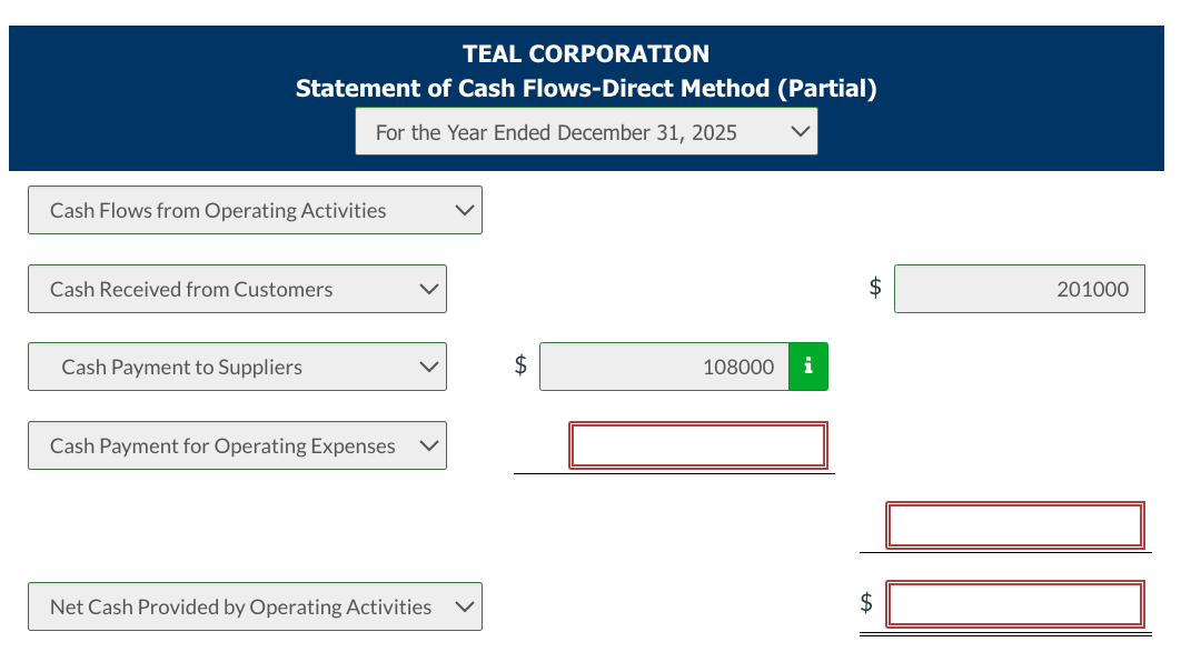 Solved Teal Corporation had the following 2025 income | Chegg.com