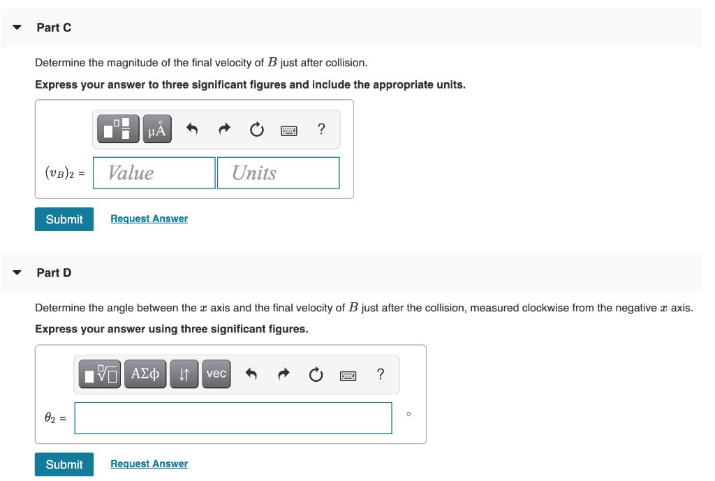 Solved Review Two smooth disks A and B each have a mass of | Chegg.com