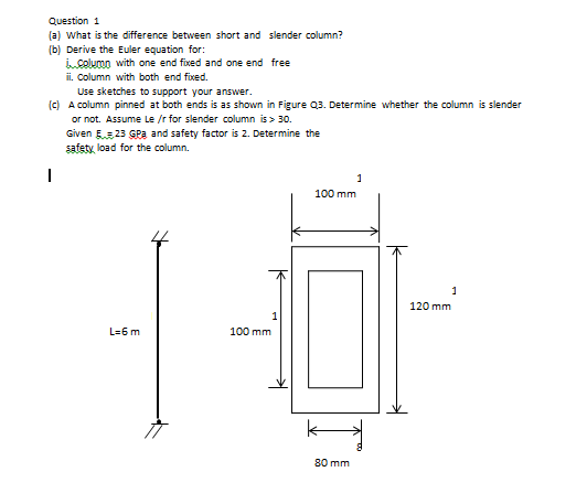 Solved Question 1 (a) What is the difference between short | Chegg.com