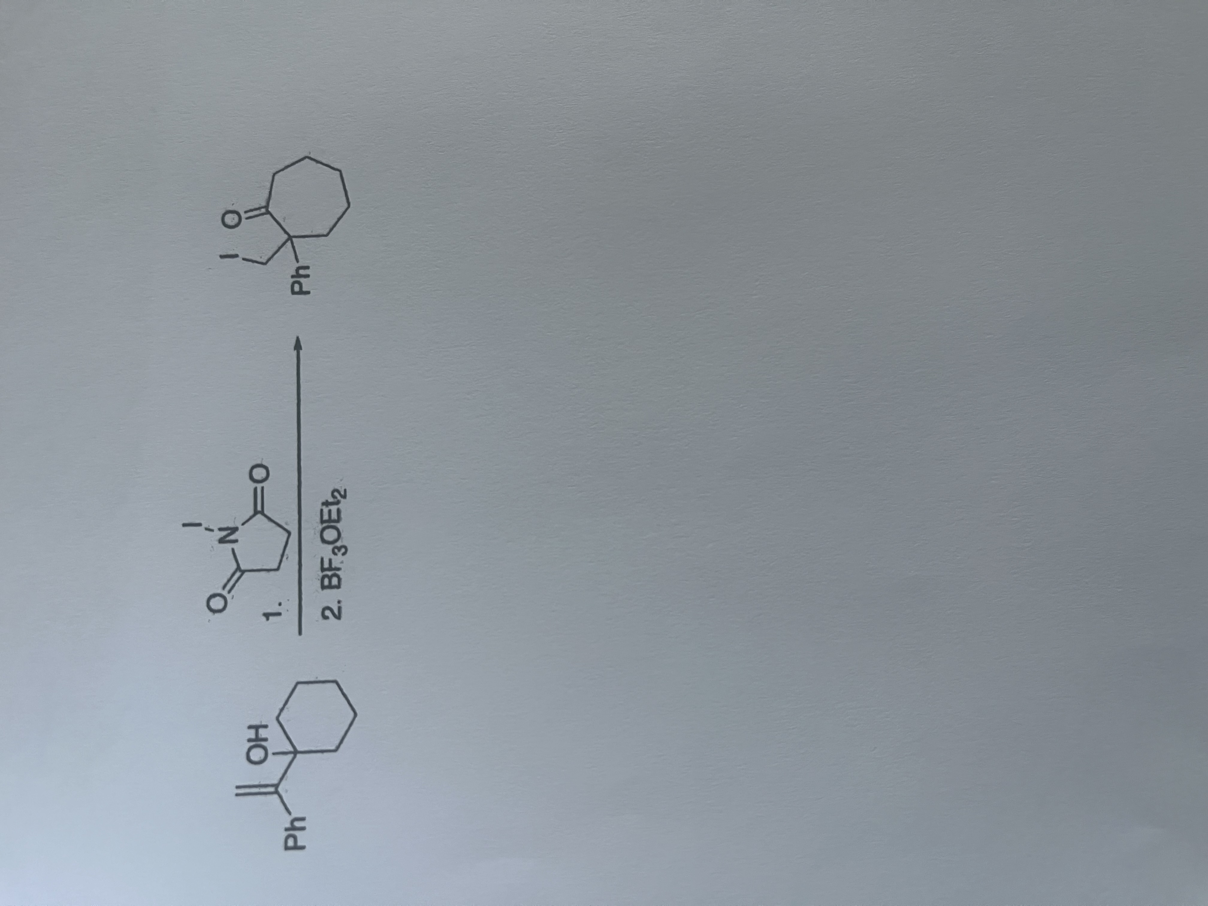 Solved 1. 2. BF3OEt2 | Chegg.com