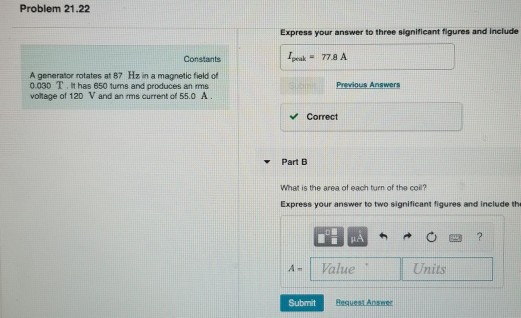 Solved Constants v Part A A 15.5-cm-diameter loop of wire is | Chegg.com
