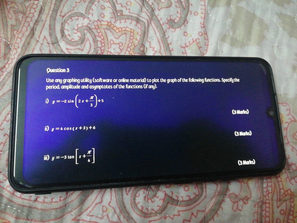 Solved Question 3 Use any graphing utility (software or | Chegg.com