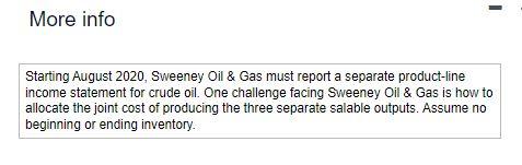 Solved Sweeney Oil \& Gas, a large energy conglomerate, | Chegg.com