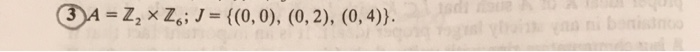 Solved A, Examples of Quotient Rings In each of the | Chegg.com