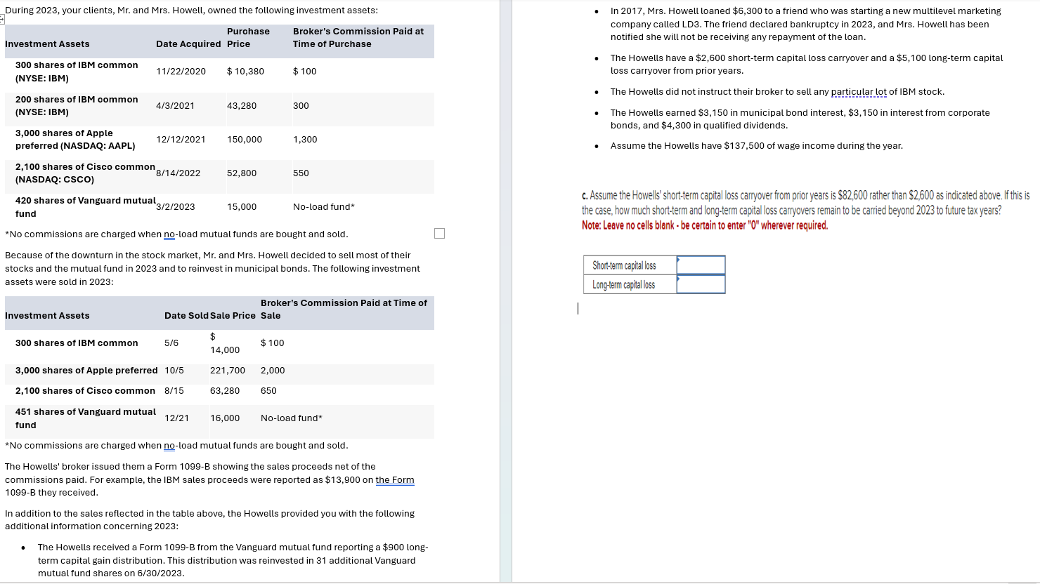Solved Show me the steps to solve . ﻿Please specify how much | Chegg.com