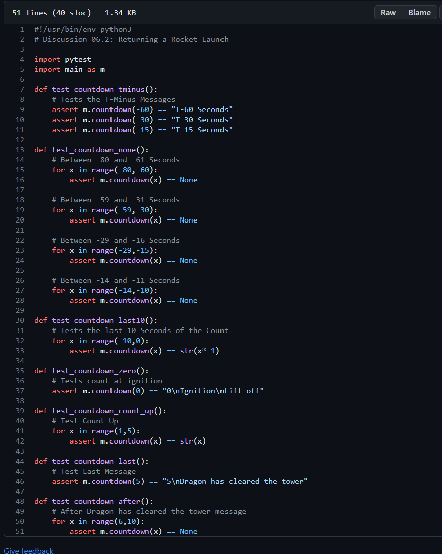 Solved Create a program that will announce a rocket launch | Chegg.com