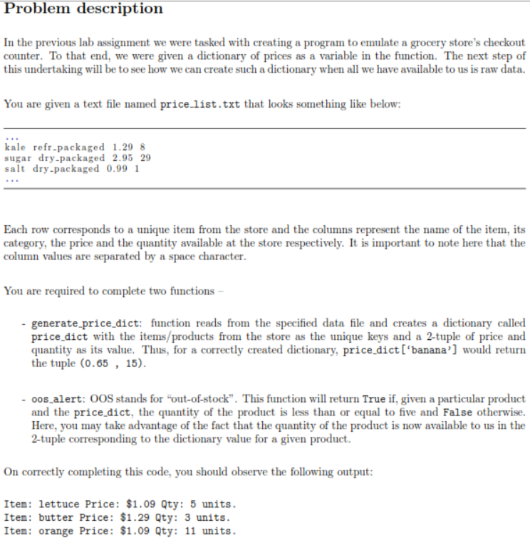Solved File Handling in Python Assignment: ANY HELP IS | Chegg.com