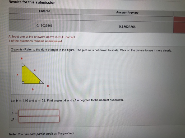 Solved Results for this submission Entered Answer Preview | Chegg.com