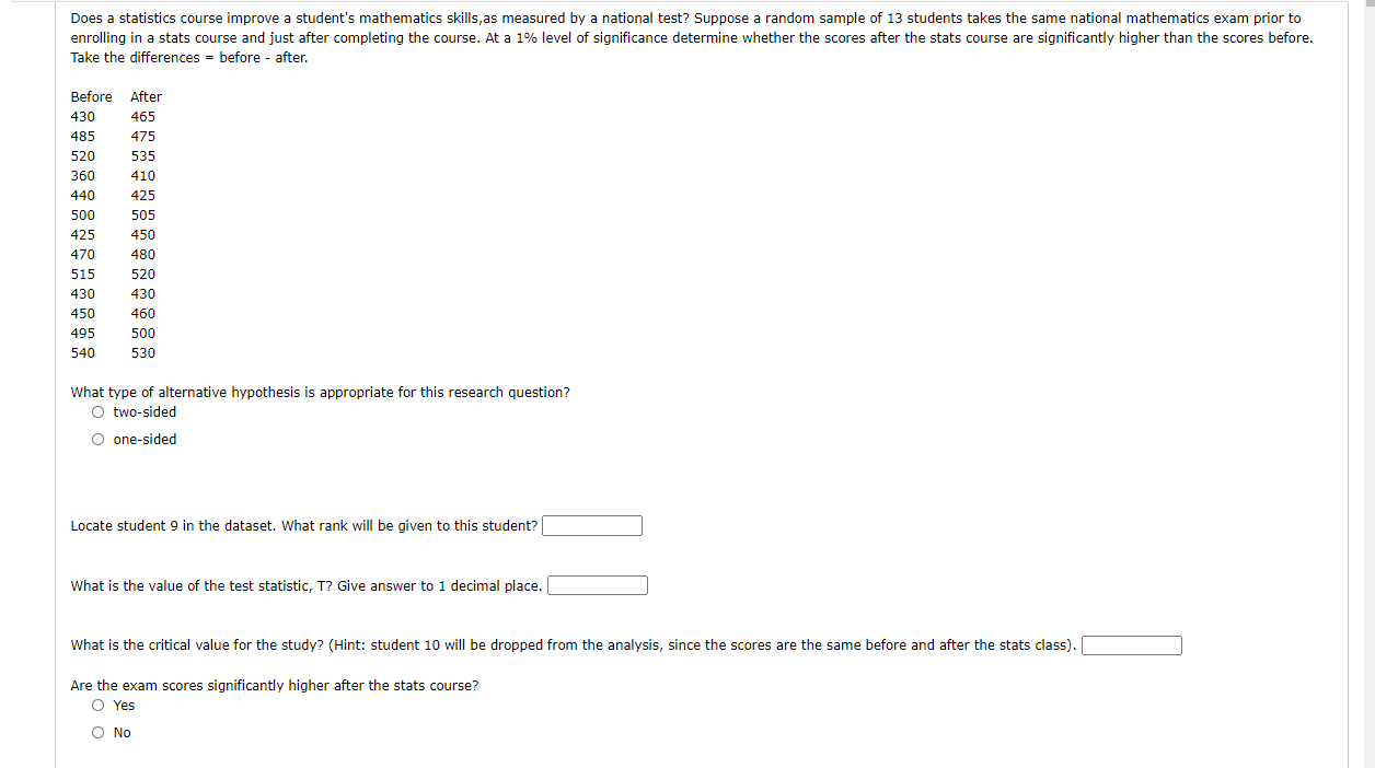 solved-does-a-statistics-course-improve-a-student-s-chegg