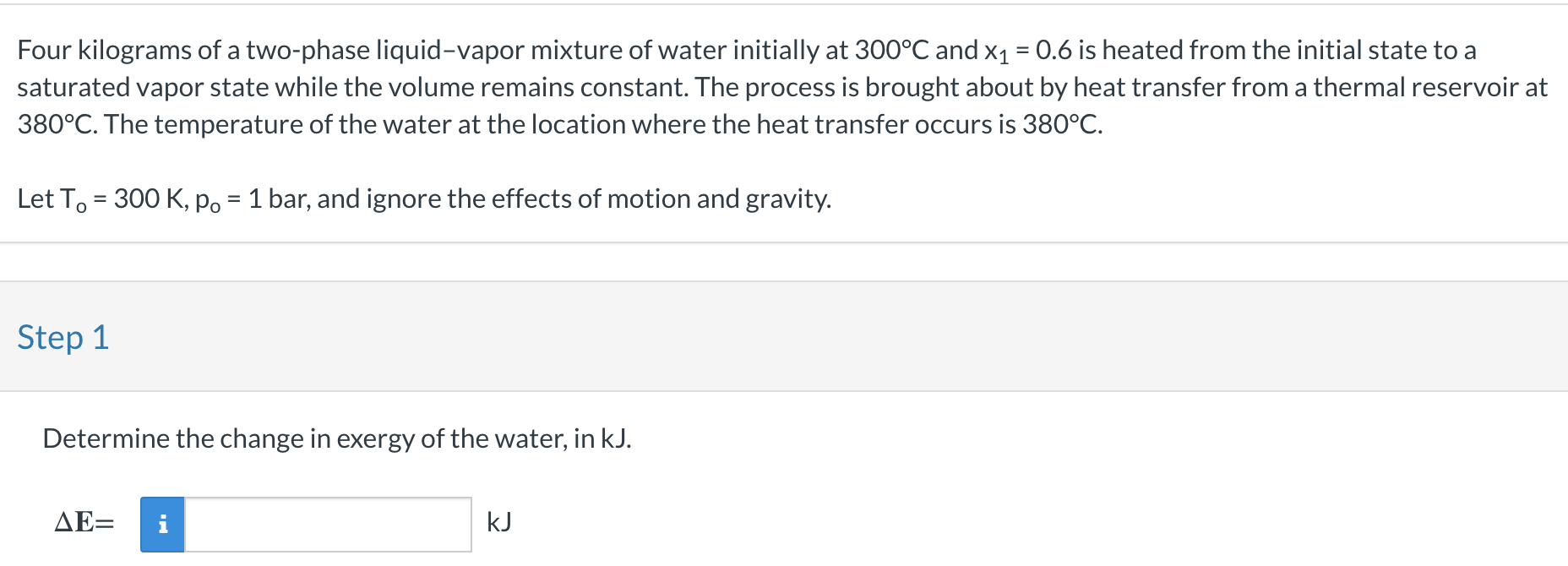 Solved Four kilograms of a two-phase liquid-vapor mixture of | Chegg.com