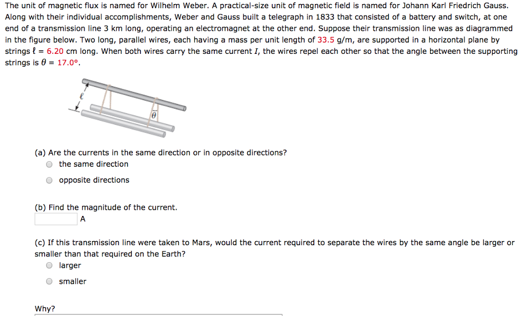 Solved The unit of magnetic flux is named for Wilhelm Weber. | Chegg.com