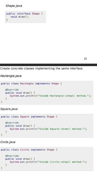 Solved Use Junit to demonstrate how the design pattern | Chegg.com