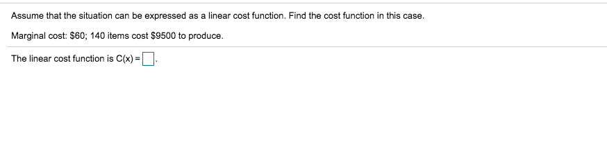 Solved Assume that the situation can be expressed as a | Chegg.com