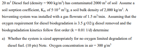 20 m3 Diesel fuel (density =900 kg/m3 ) has | Chegg.com