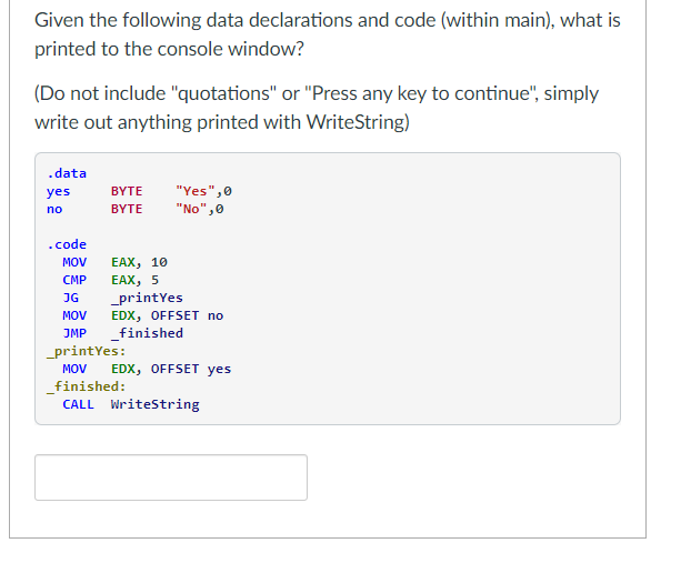 Solved Given The Following Data Declarations And Code