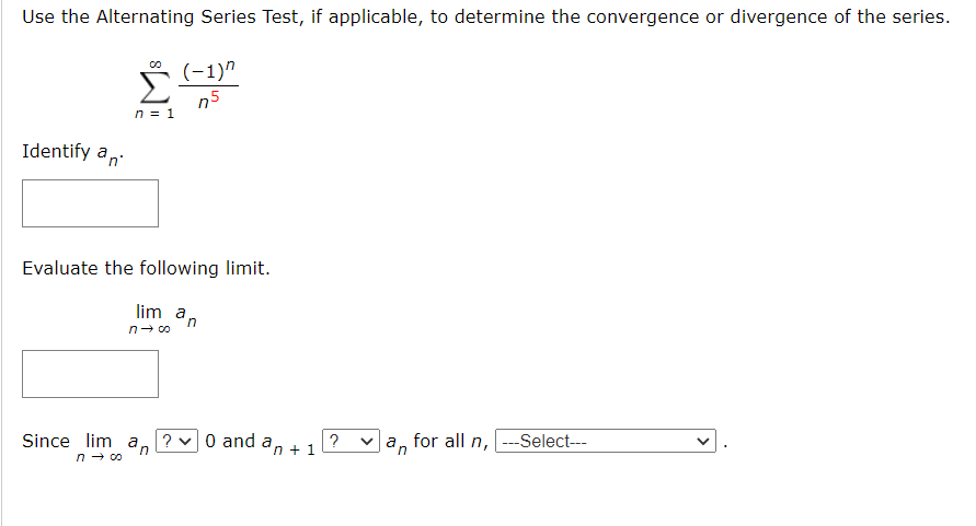 Solved Use the Alternating Series Test, if applicable, to | Chegg.com