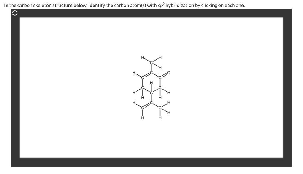 Solved In the carbon skeleton structure below, identify the | Chegg.com