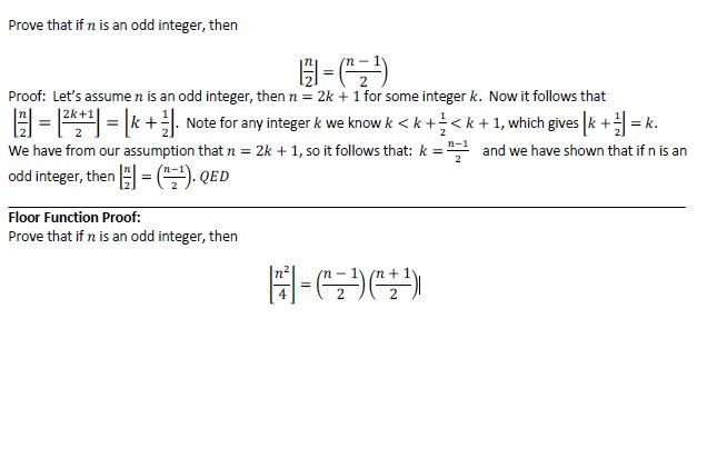 Solved Prove that if n is an odd integer, then Proof: Let's | Chegg.com
