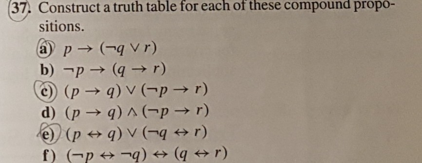 Solved noon. 29. How many rows appear in a truth table for | Chegg.com