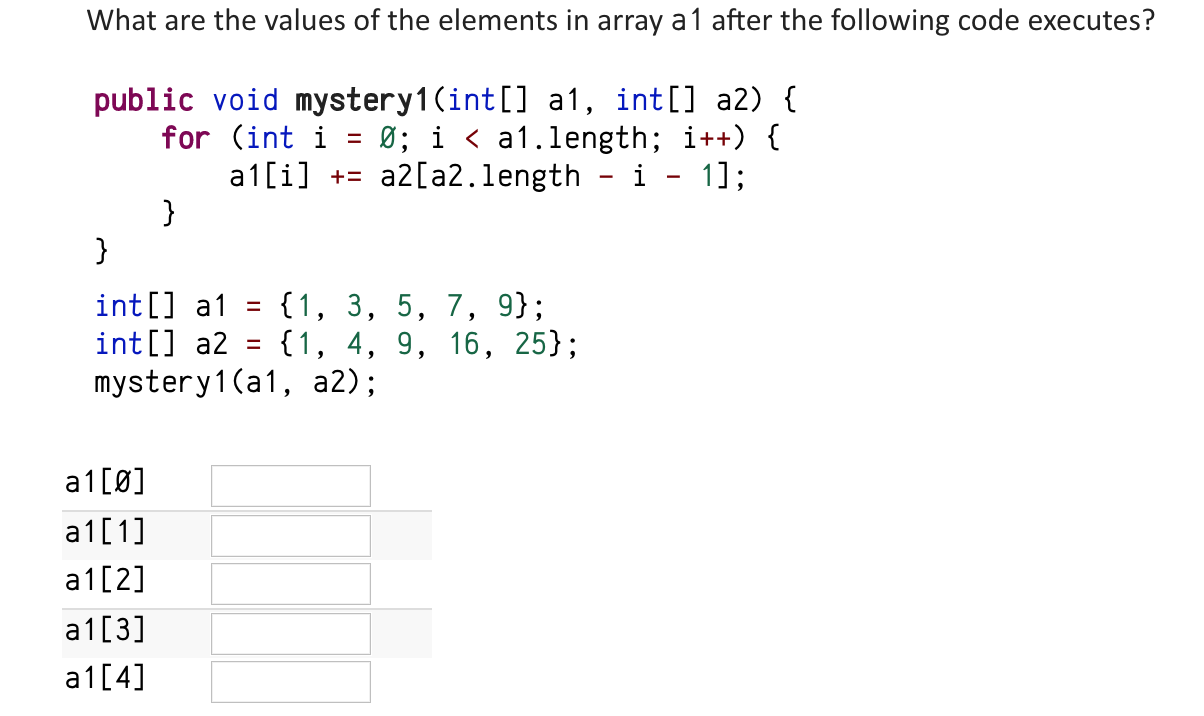 solved-what-are-the-values-of-the-elements-in-array-a-1-chegg
