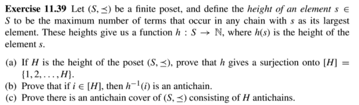 Solved Exercise 11.39 Let (S,