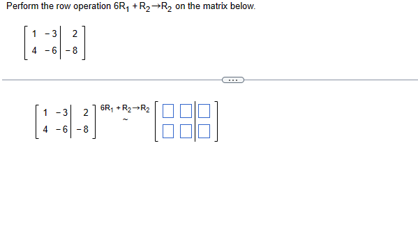Solved The matrix below is the final matrix form for a | Chegg.com