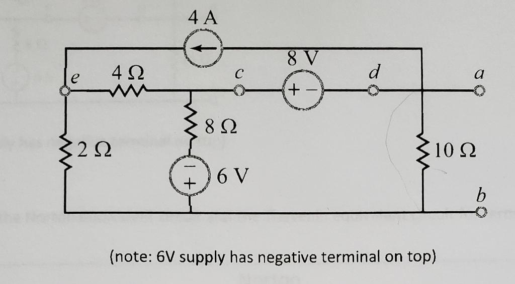 Solved a) Find the Voc, Isc, and Req for terminals (a,b) b) | Chegg.com