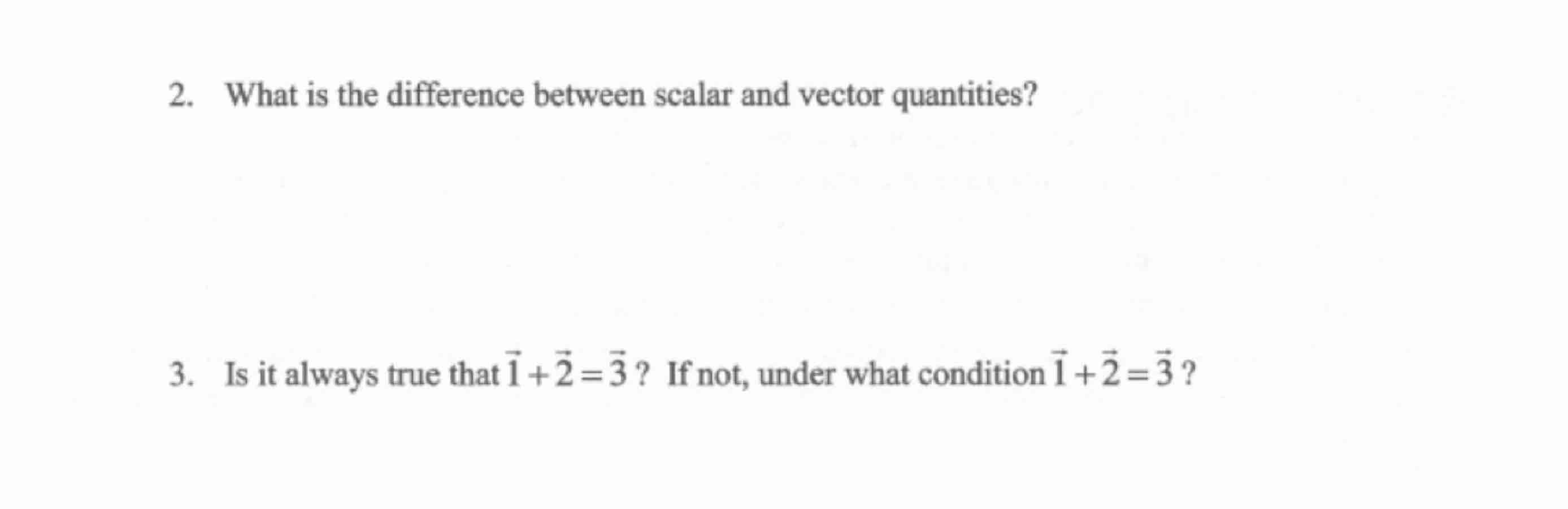Solved What is ﻿the difference between scalar and vector | Chegg.com