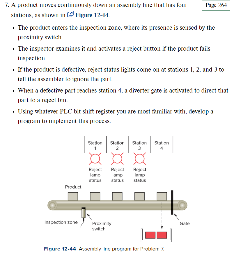 Solved A product moves continuously down an assembly line | Chegg.com