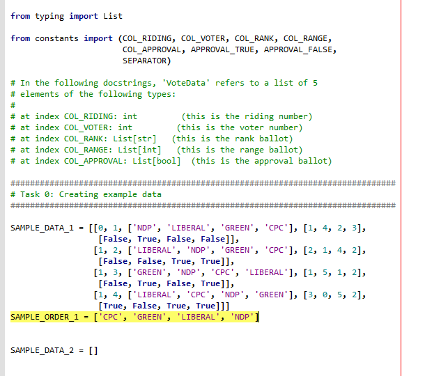 Solved Goals of this Assignment • Use the Function Design | Chegg.com