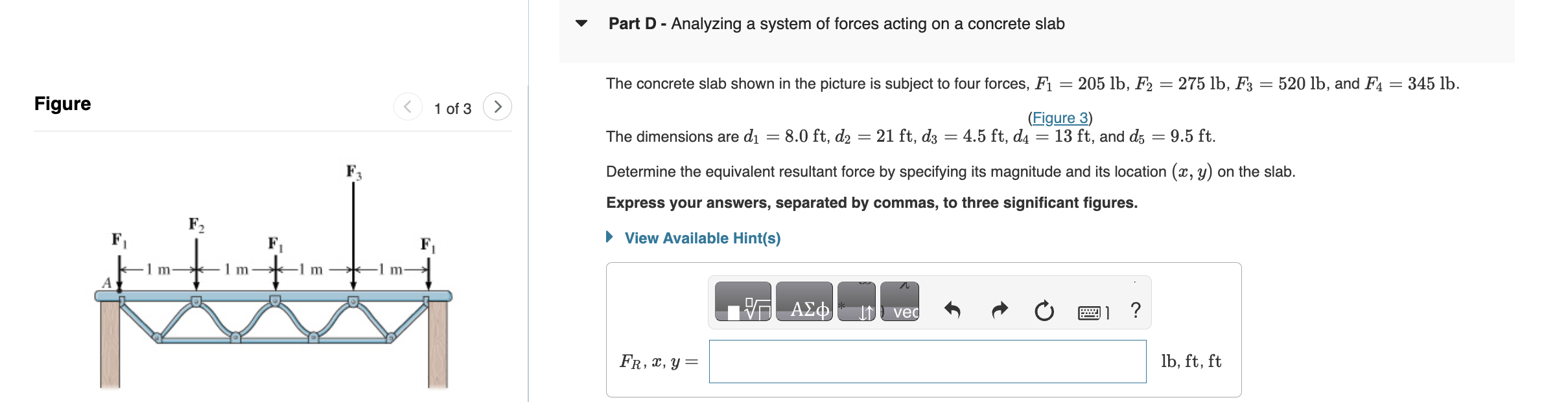 Solved Learning Goal: To replace force-couple systems with | Chegg.com