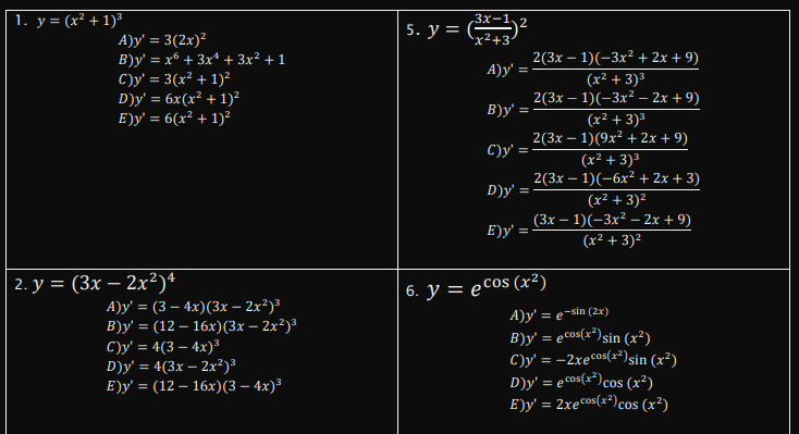 Find y′ (Please show your complete work) | Chegg.com