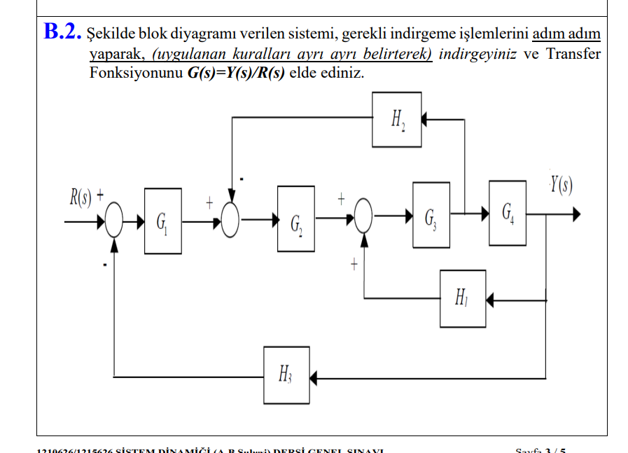 Solved Reduce the system, whose block diagram is given in | Chegg.com