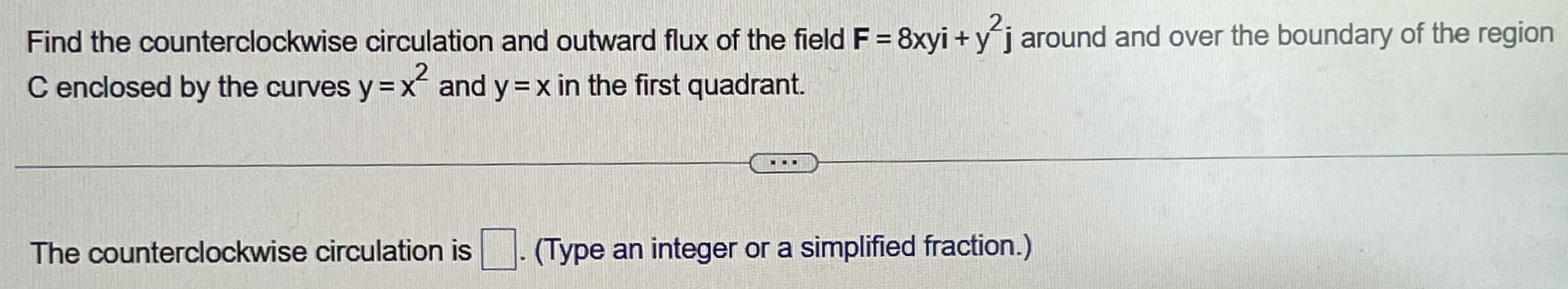 Solved Find the counterclockwise circulation and outward | Chegg.com ...